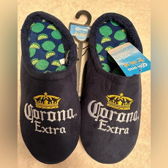 Corona | Shoes | Mens Slippers 112 Navy Corona Extra Limes Lining Nwt ...